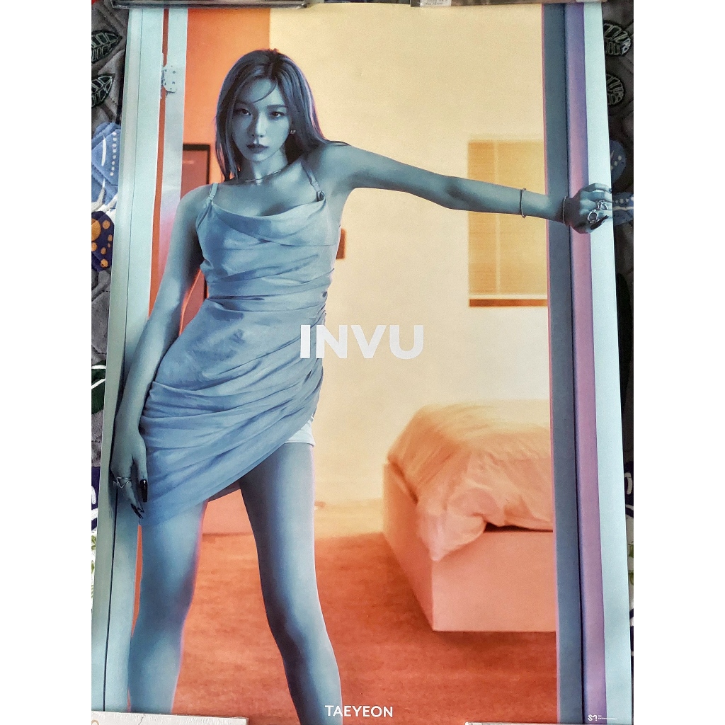 โปสเตอร์ ม้วน ของแท้ จาก อัลบั้ม TAEYEON Girls' Generation - INVU Album พร้อมส่ง Kpop Poster ...