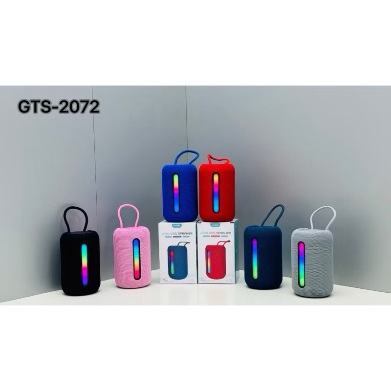 ลำโพง Bluetooth ร น Gts 2072 พกพา น ให เส ยงสเตอร โอพร อมเส ยงเบสท