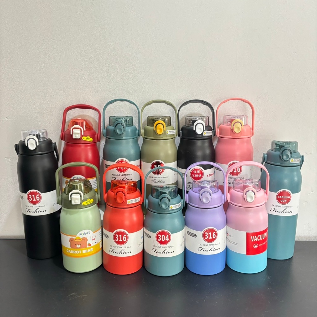 รวมแก้วเก็บอุณหภูมิ ความจุ 800 Ml. 1000 Ml. 1200 ML. 1300 ML. 1500 ml 1700ml สแตนเลสอย่างดี เก็บ ...