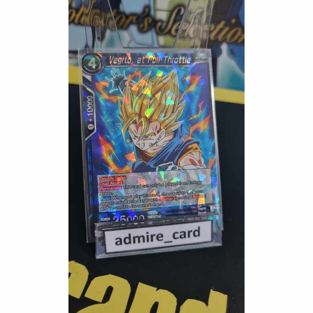 Dragon Ball Super Card Game Vegito, at Full Throttle BT6-035 R ฟรอย ...