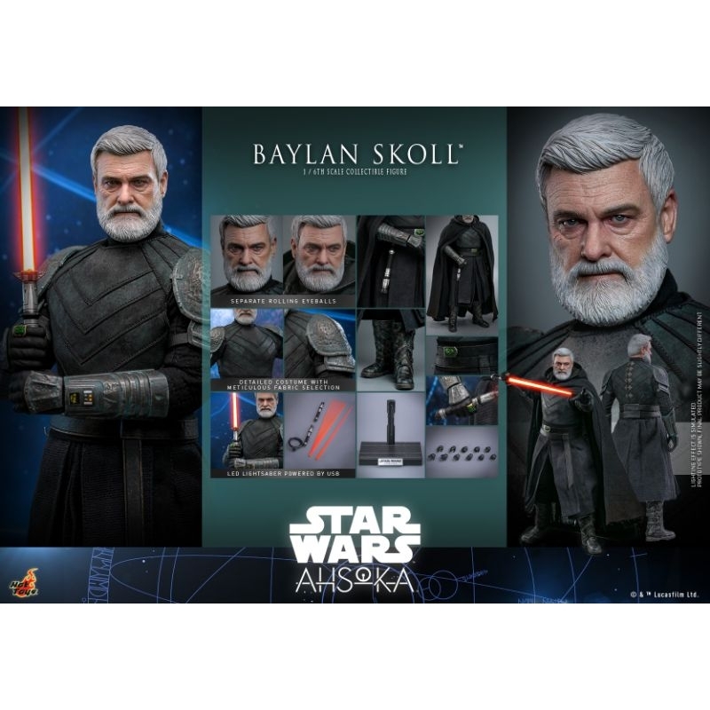 Hot Toys TMS125 Star Wars Ahsoka – Baylan Skoll | Shopee Thailand