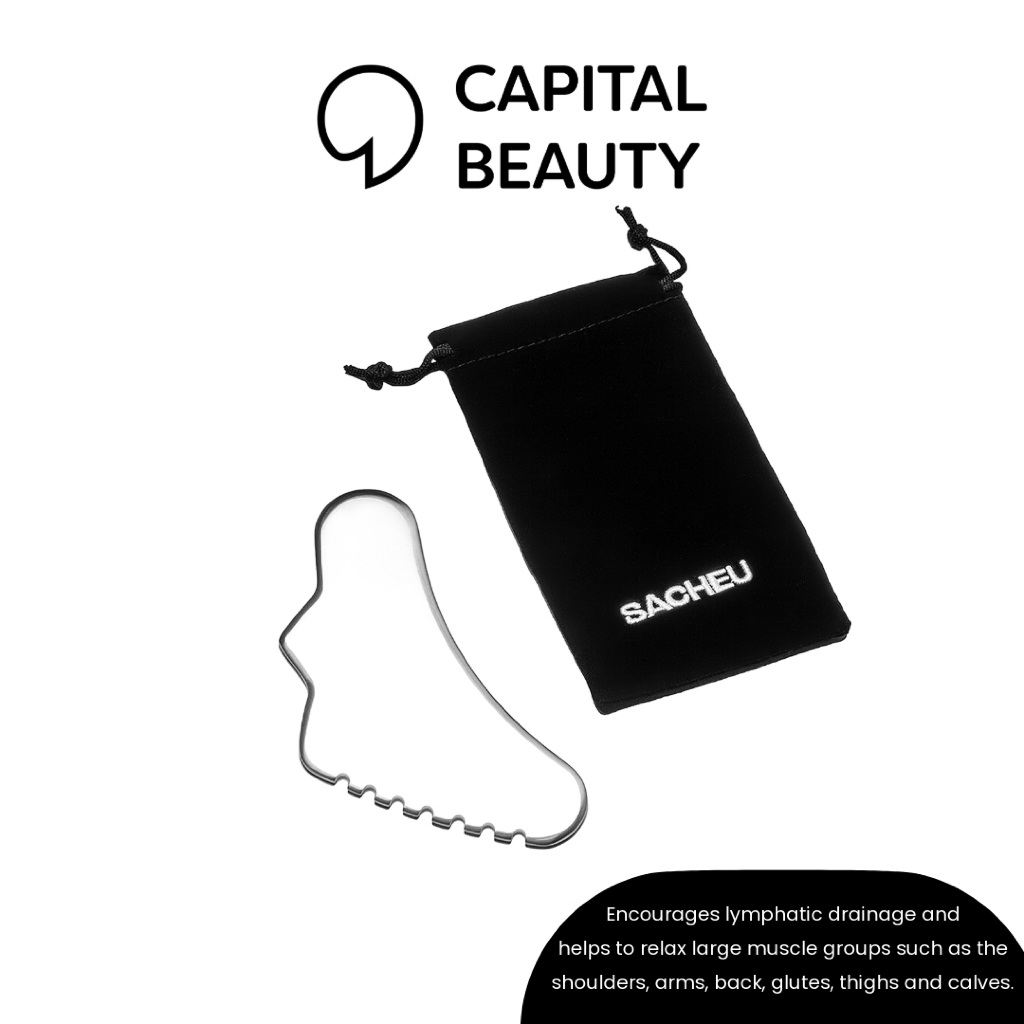 SACHEU BEAUTY Body Gua Sha Stainless Steel กัวซาสำหรับตัว | Shopee Thailand