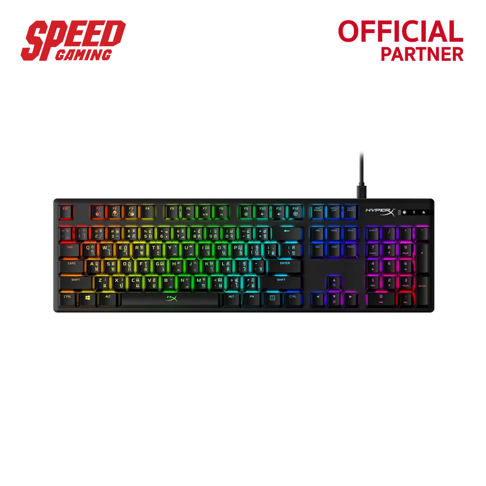 [เก็บโค้ดลดเพิ่ม 90.-] HYPERX ALLOY ORIGINS RED SW KEYBOARD (คีย์บอร์ด ...