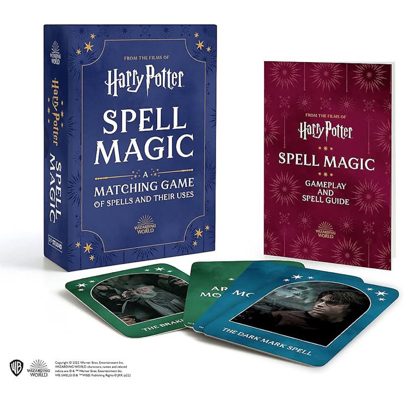 Harry Potter Spell Magic A Matching Game of Spells and Their Uses ...