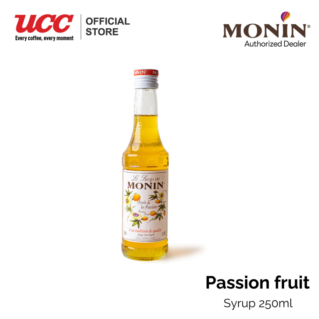 MONIN Passion Fruit Syrup น้ำเชื่อมกลิ่นเสาวรส 250ml. | Shopee Thailand