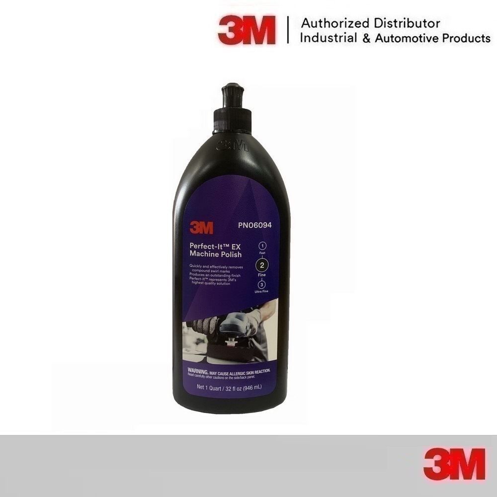 3M 06094 น้ำยาขัดละเอียดและชักเงา สีดำ เบอร์ 2 Perfect-It Machine Polish 6094 | Shopee Thailand