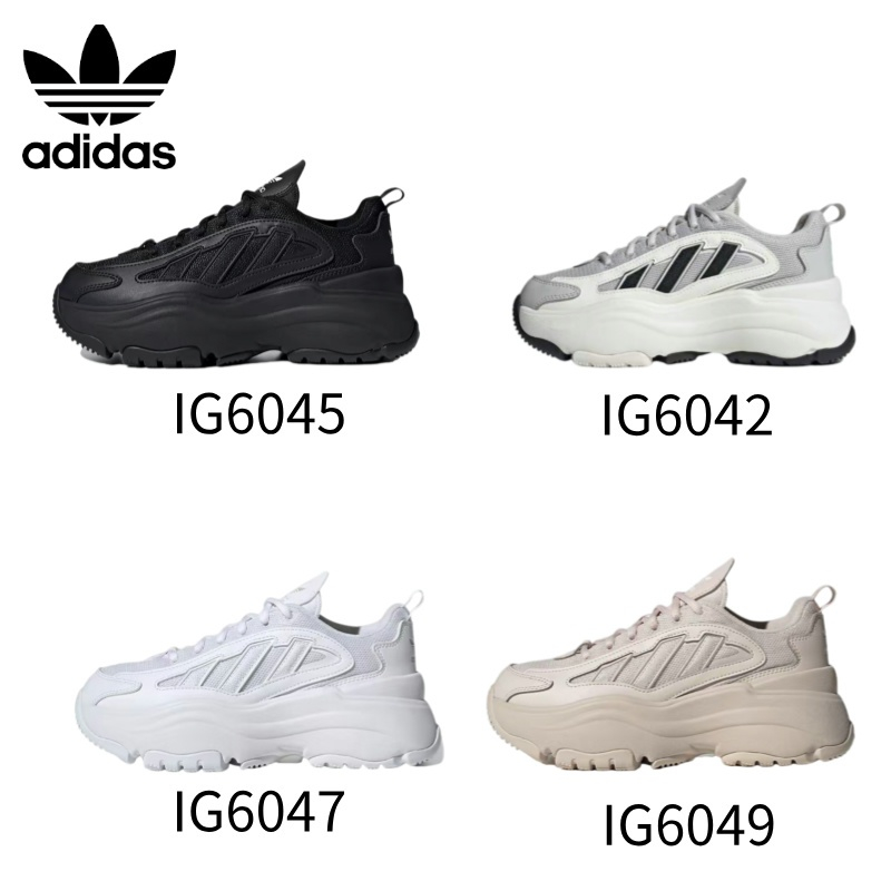 Adidas Originals OZGAIA วัสดุสังเคราะห์ตาข่ายรองเท้าไลฟ์สไตล์ผู้หญิงตัด ...