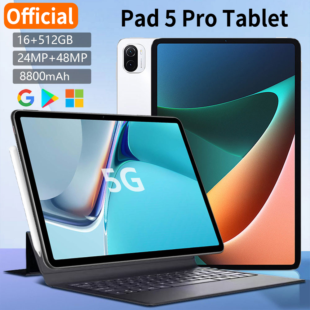 แท็บเล็ต Pad 5 Pro tablet 11.6inch 16+512GB 5G wifi Dual SIM Cards ...