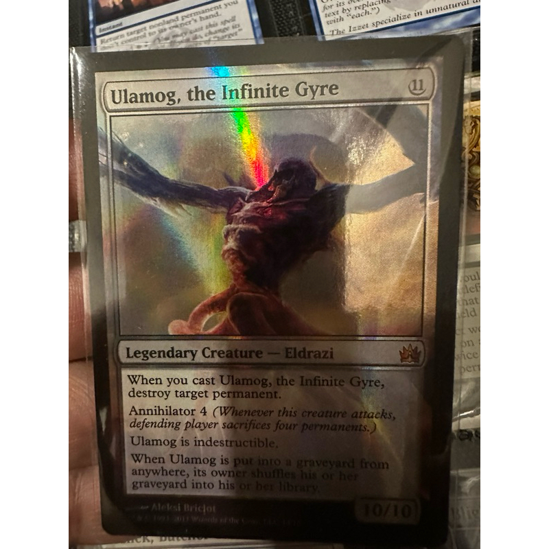 Ulamog, the Infinite Gyre การ์ด Magic The Gathering ของแท้ จากชุด From The Vault Legend | Shopee ...