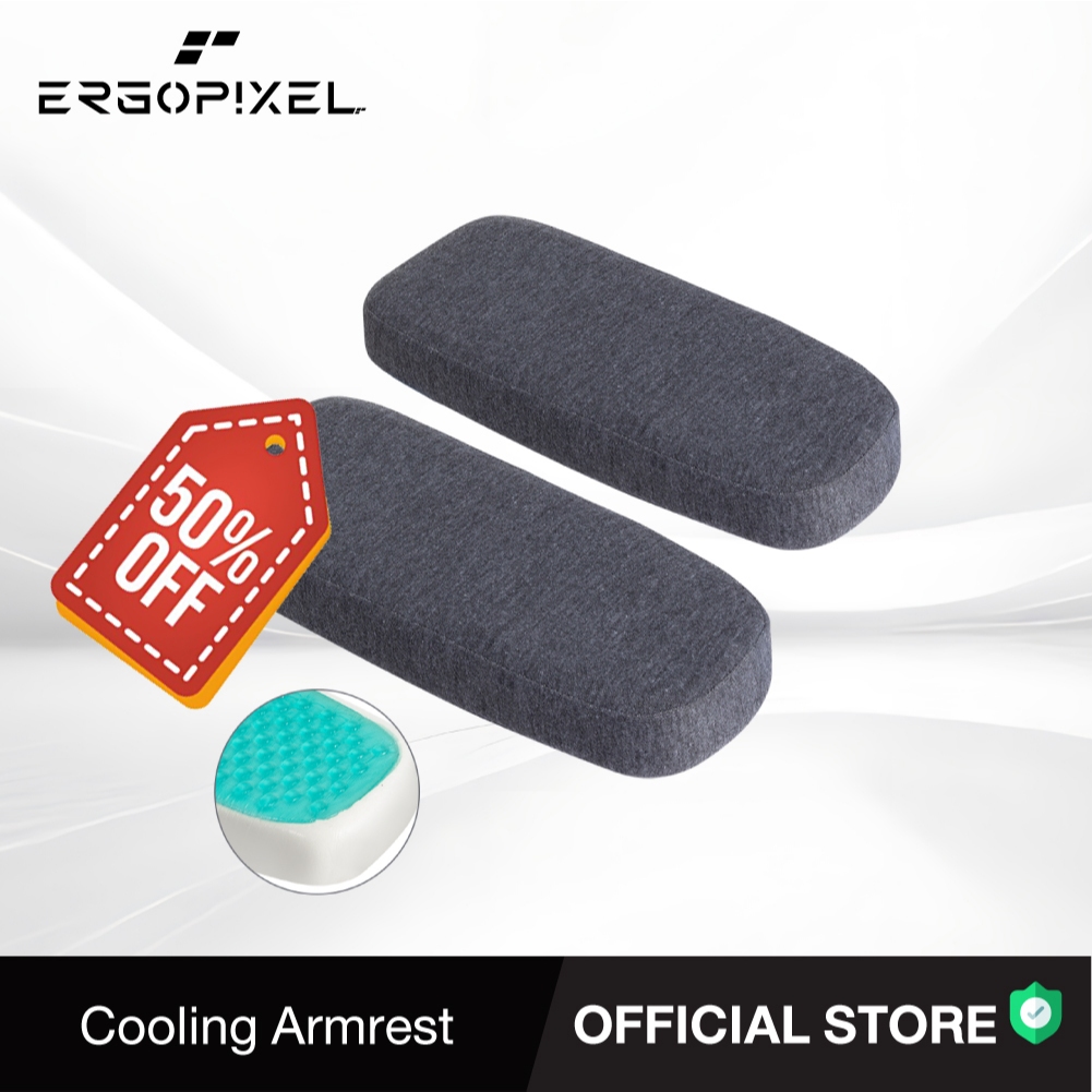 (ลด50%) Ergopixel Cooling Armrest Cushions PRO (1Set) (EP-ARMPRO) เออร์โกพิกเซล ที่วางแขนแบบเจล ...