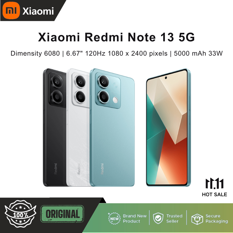[Global Rom] Xiaomi Redmi Note 13 5G Phone | Dimensity 6080 | 6.67 ...