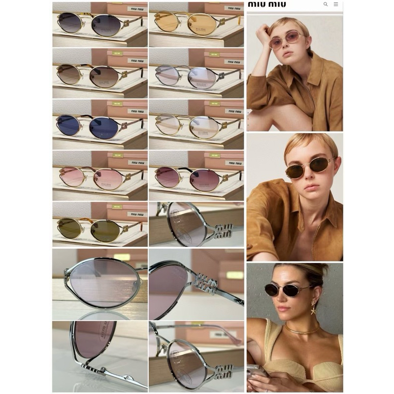 แว่นตากันแดด miu miu SMU52Y งานคุณภาพสูงสุด เซทกำมะหยี่ ตรงปกมาก งานเกรดสุด 1:1 สุดกว่านี้ก็เข้า ...