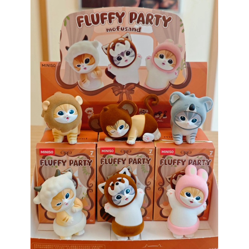 (Pre-order)[แยกตัว]กล่องสุ่มMofusand Fluffy Party | Shopee Thailand