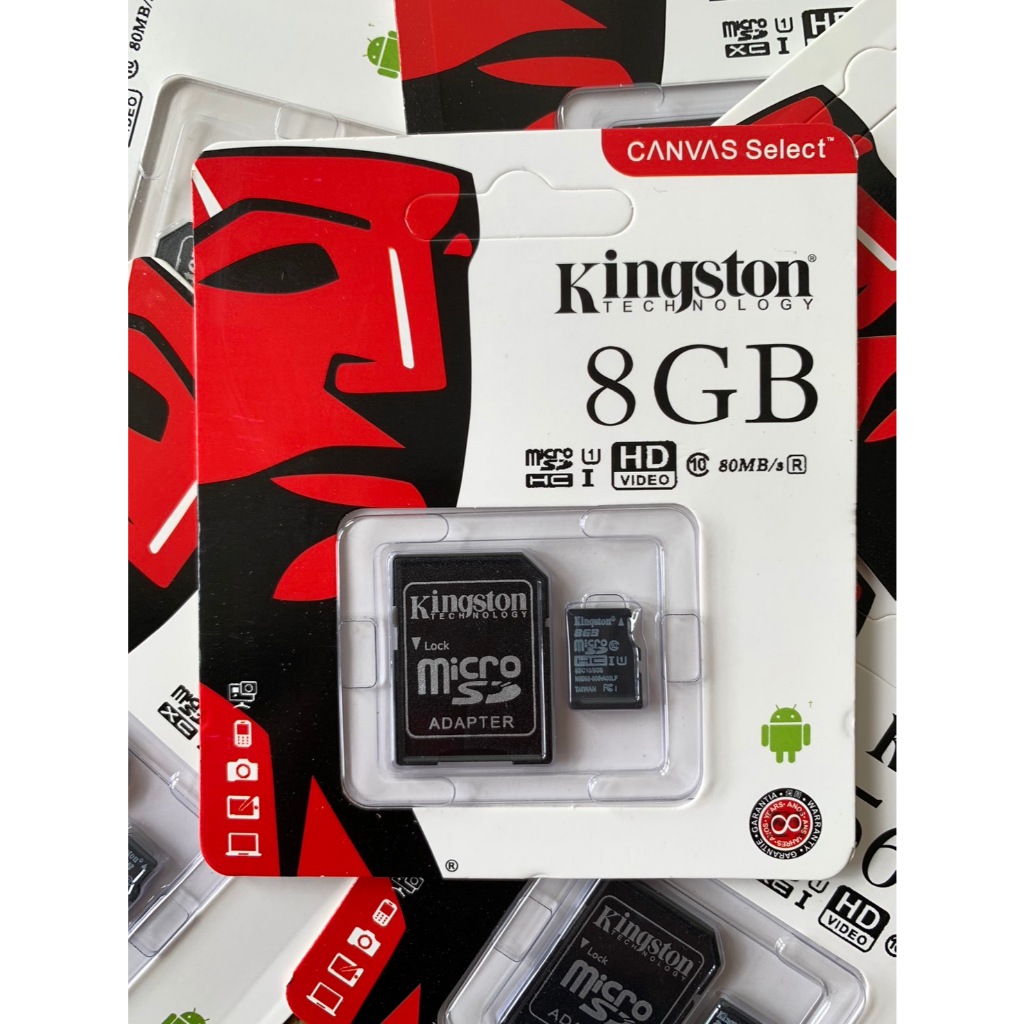 Kingston Micro sd card Memory Card 8GB-512GB กล้อง/กล้องติดรถยนต์ / โทรศัพท์มือถือ | Shopee Thailand