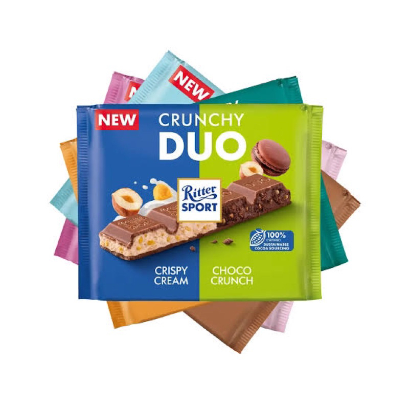 Ritter sport Duo เฉพาะเทศกาล 200 กรัม ริทเทอร์สปอร์ต ดูโอ ช็อกโกแลต ...