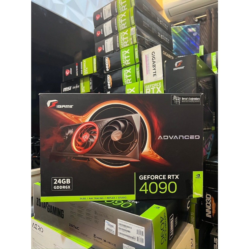 กล่องเปล่า COLORFUL RTX 4090 ADVANCED OC-V 24GB GDDR6X | Shopee Thailand