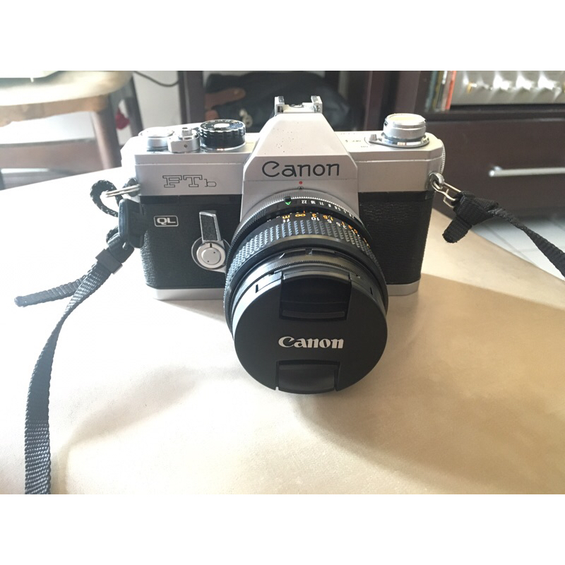 Canon FTb QL SLR camera with 28mm lens and battery | Shopee Thailand