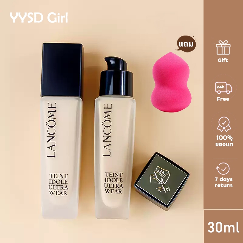【💯แท้/พร้อมส่ง】LANC0ME Teint Idole Ultra Wear Foundation SPF38/PA+++ 30 ml | Shopee Thailand