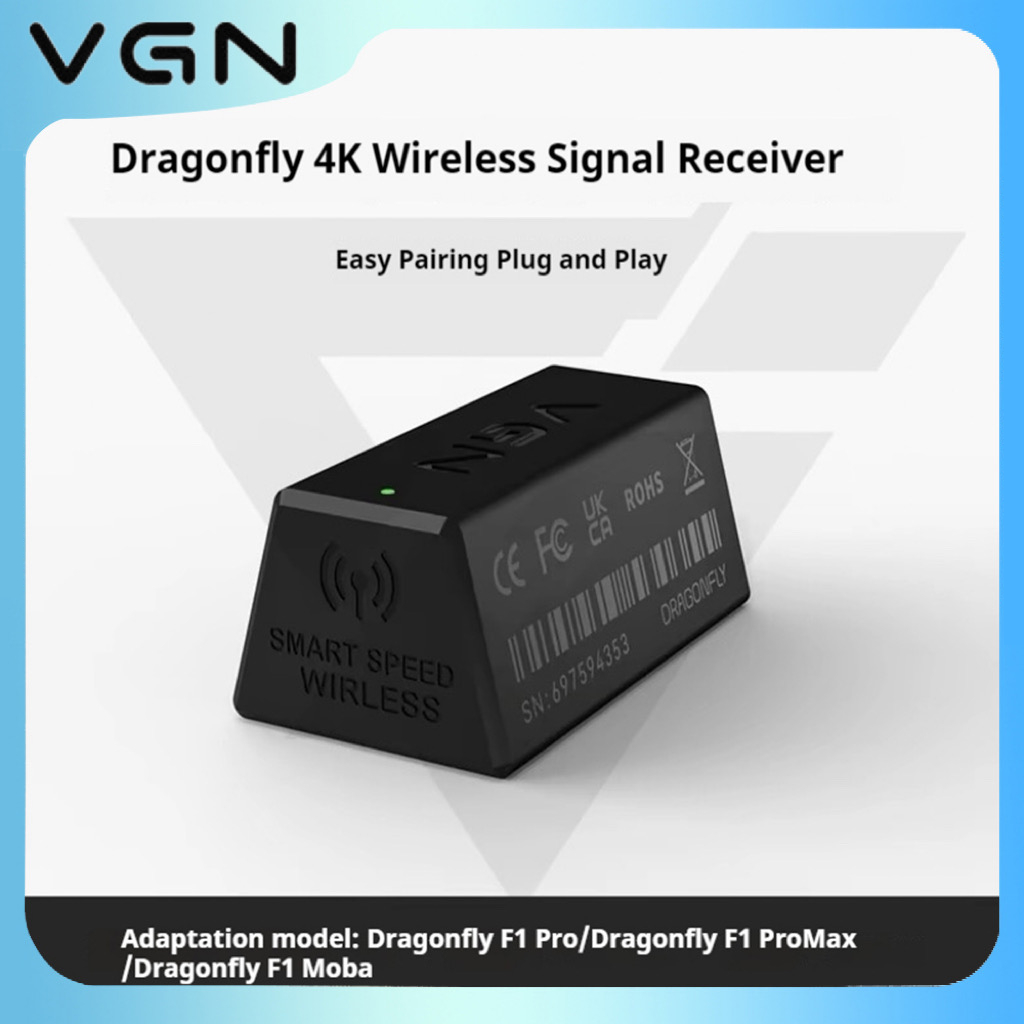 Vgn เครื่องรับสัญญาณไร้สาย 4KHz สําหรับ F1 Pro/F1 MOBA/F1 Promax VGN Wireless Signal Receiver ...