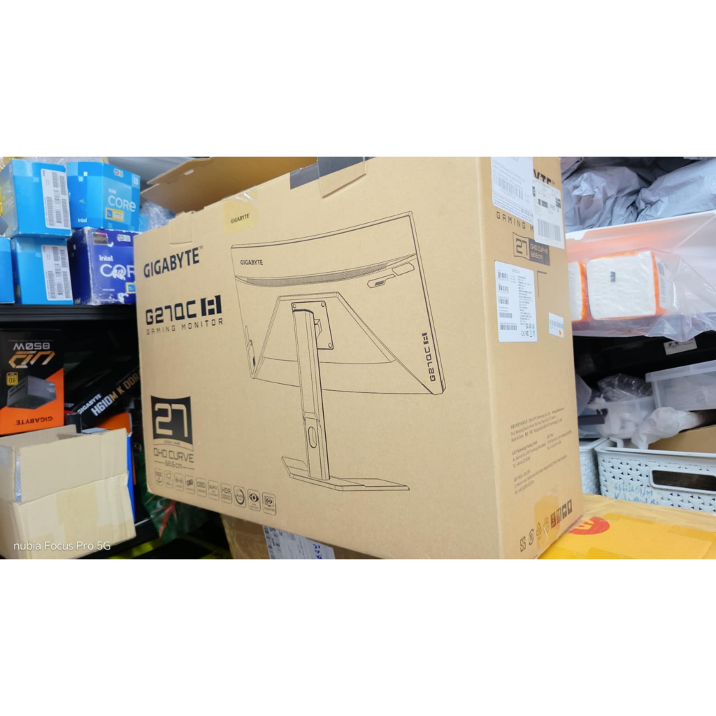 MONITOR GIGABYTE G27QC A - 27 INCH VA 2K 165Hz CURVED FREESYNC ครบกล่อง ...