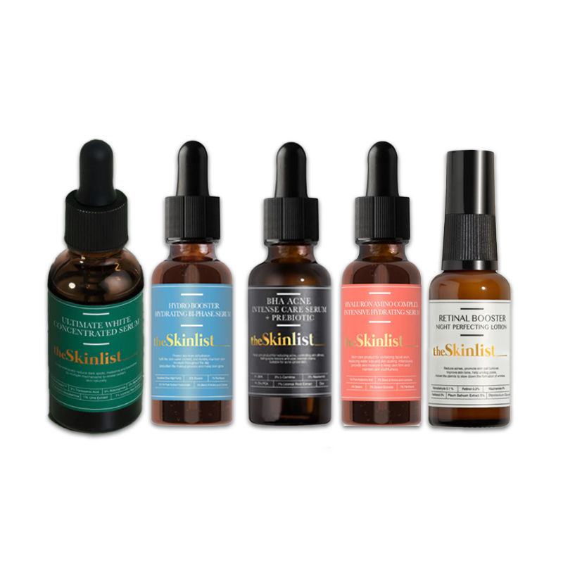 [ซื้อ12จ่าย10] The Skinlist เดอะ สกินลิสต์ บำรุงผิว (Retinal Booster/Hyaluron/White Serum/BHA ...