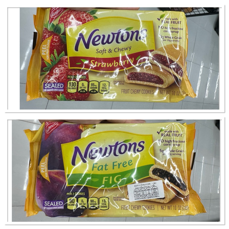 Nabisco Fat Free Newtons Fig Fruit Chewy Cookie 283 G. นาบิสโก้ คุกกี้ ...