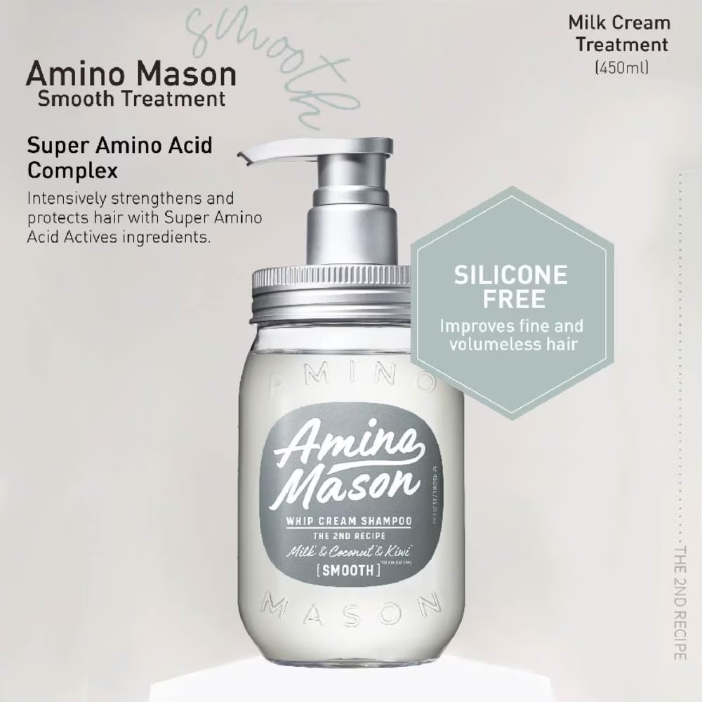Amino Mason Milk Cream Treatment [Smooth] 450ml | Shopee Thailand