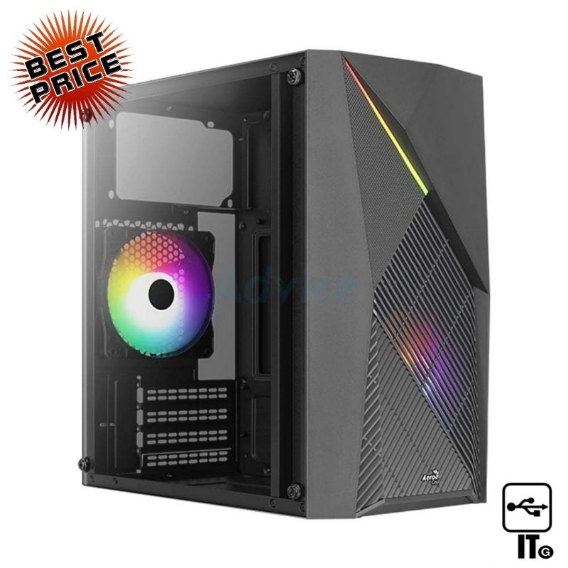 MINI-ITX CASE (NP) AEROCOOL RAIDER G-V2 RGB BLACK ประกัน 1Y เคส ...