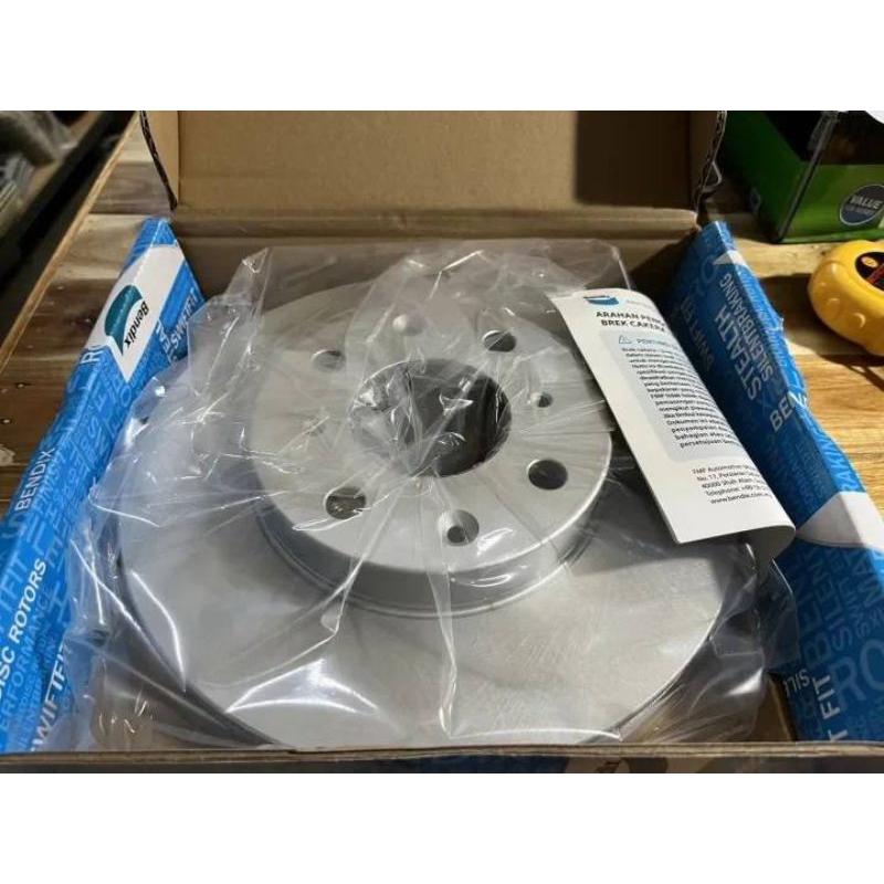Bendix จานดิสเบรคหน้า HONDA Civic LXI,EXI 92-On,Brio(DD1),AMAZE 1.2L (DF1) 11-On (เบอร์ BR473 ...