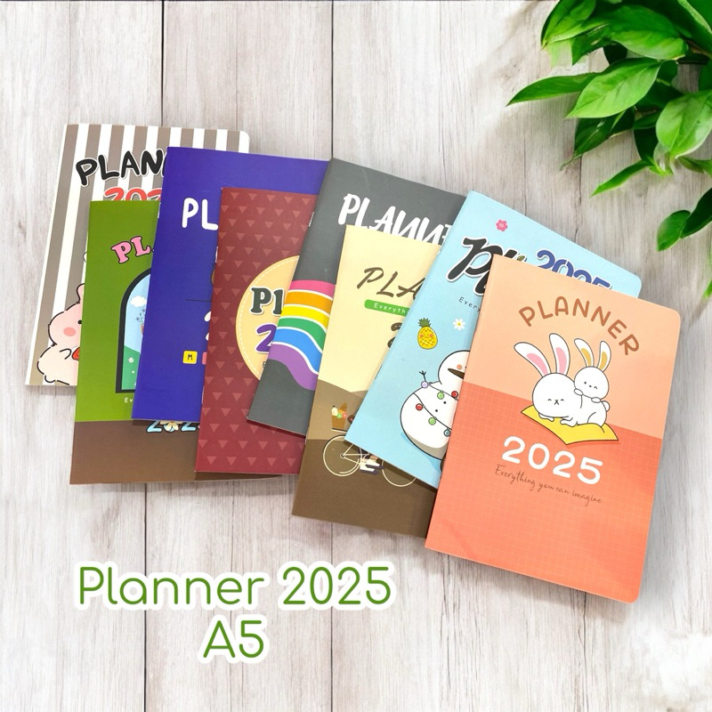 A5 สมุดแพลนเนอร์ 2568 PLANNER 2025 26 แผ่นรวมปก 8859729240011 | Shopee ...