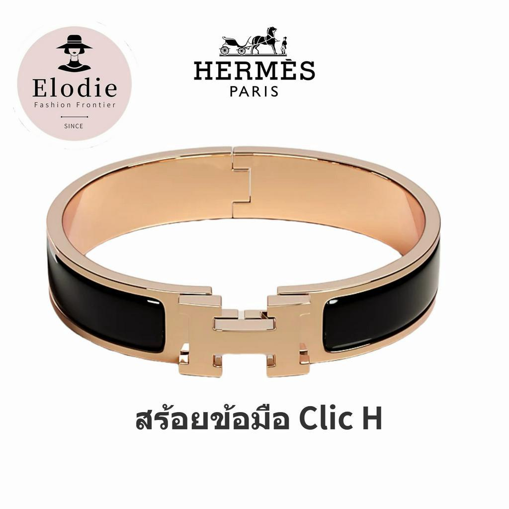 เฮอร์มีส Hermès Clic H Bracelet /Rose gold/Silver/Gold/ Hermes ผู้หญิง/กุหลาบทอง/มีหลากหลายสีให้ ...