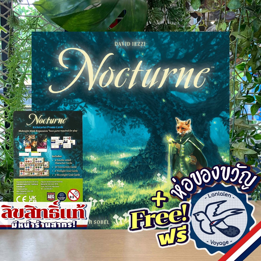 Nocturne with Promo Bundle [EN] ห่อของขวัญฟรี [Boardgame] | Shopee Thailand