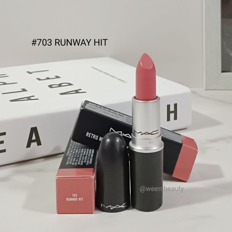 🔥HOT🔥MAC ลิปสติก สี Runway Hit ขนาด 3 g.ไซส์จริง ป้ายไทย | Shopee Thailand