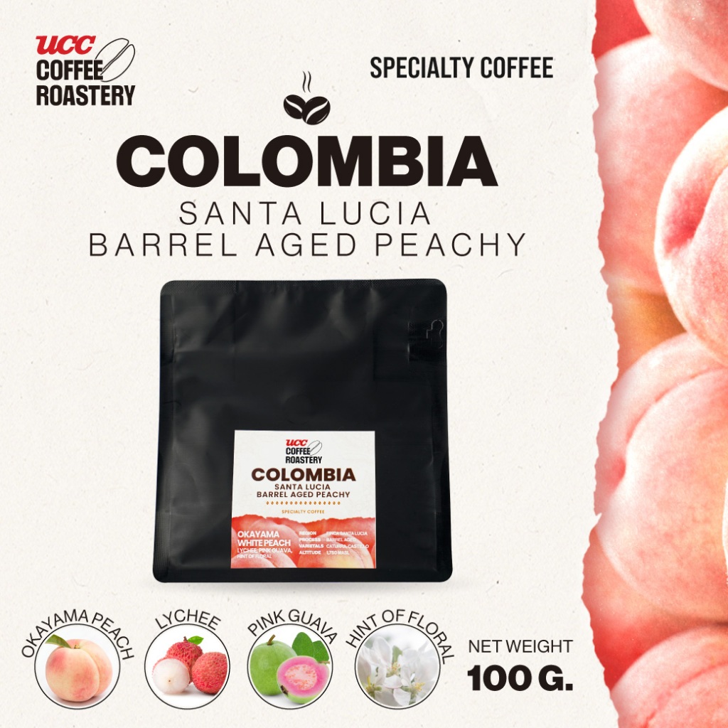 UCC Roastery- Colombia Santa Lucia Barrel-Aged Peachy(Coffee Bean ...