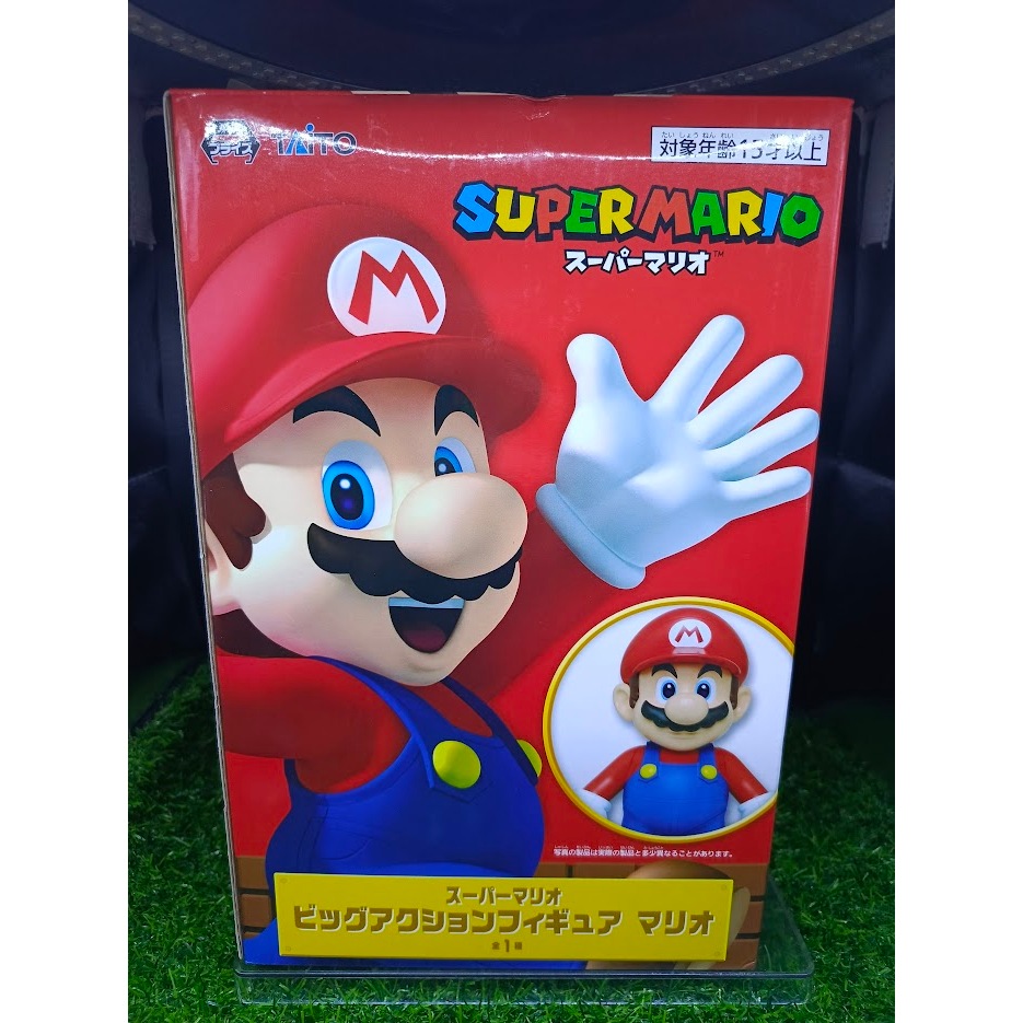 (ของแท้ 30เซน) ซูเปอร์มาริโอ้ Super Mario Big Action Taito Figure ...