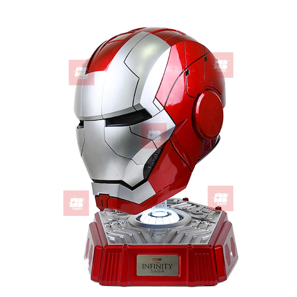 (ลิขสิทธิ์แท้) สินค้าพร้อมส่ง Iron Man MK5 Helmet Scale 1:1 with ...