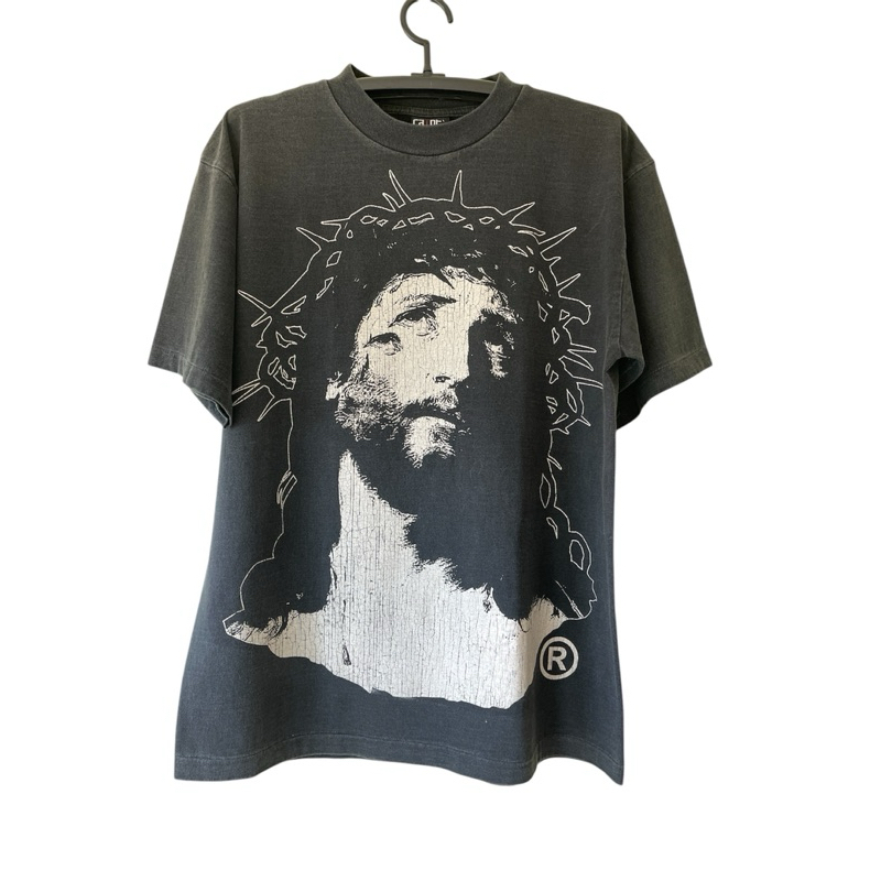 เสื้อ T-Shirt JESUS Bootleg T-Shirt # ฟอกเฟด #ฟิวส์ 90s | Shopee Thailand