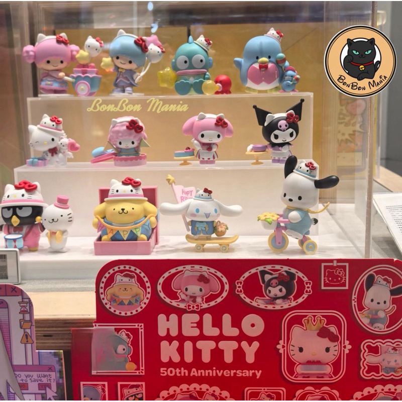 [แบบสุ่ม-เลือกตัวได้]POPMART Sanrio Hello Kitty 50th Anniversary blind box set | Shopee Thailand