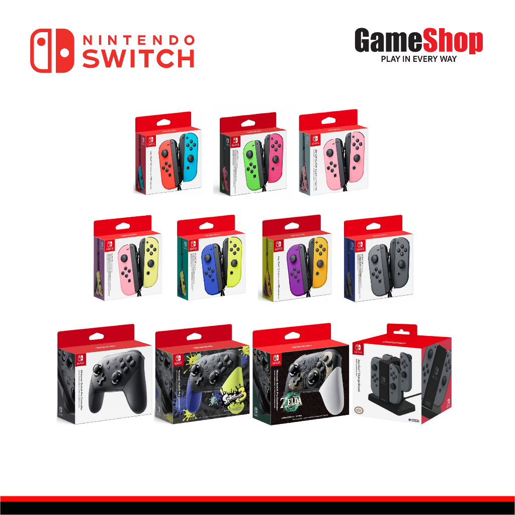 Nintendo Switch SET : Controller นินเทนโด้ สวิตช์ คอนโทรลเลอร์ รวมทุก ...