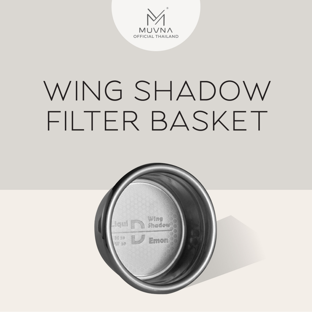 ตะแกรง Wing Shadow-natural color 58.5mm(MUVNA) Filter Basket ตะแกรงสแตนเลส อะไหล่เครื่องชงกาแฟ ...