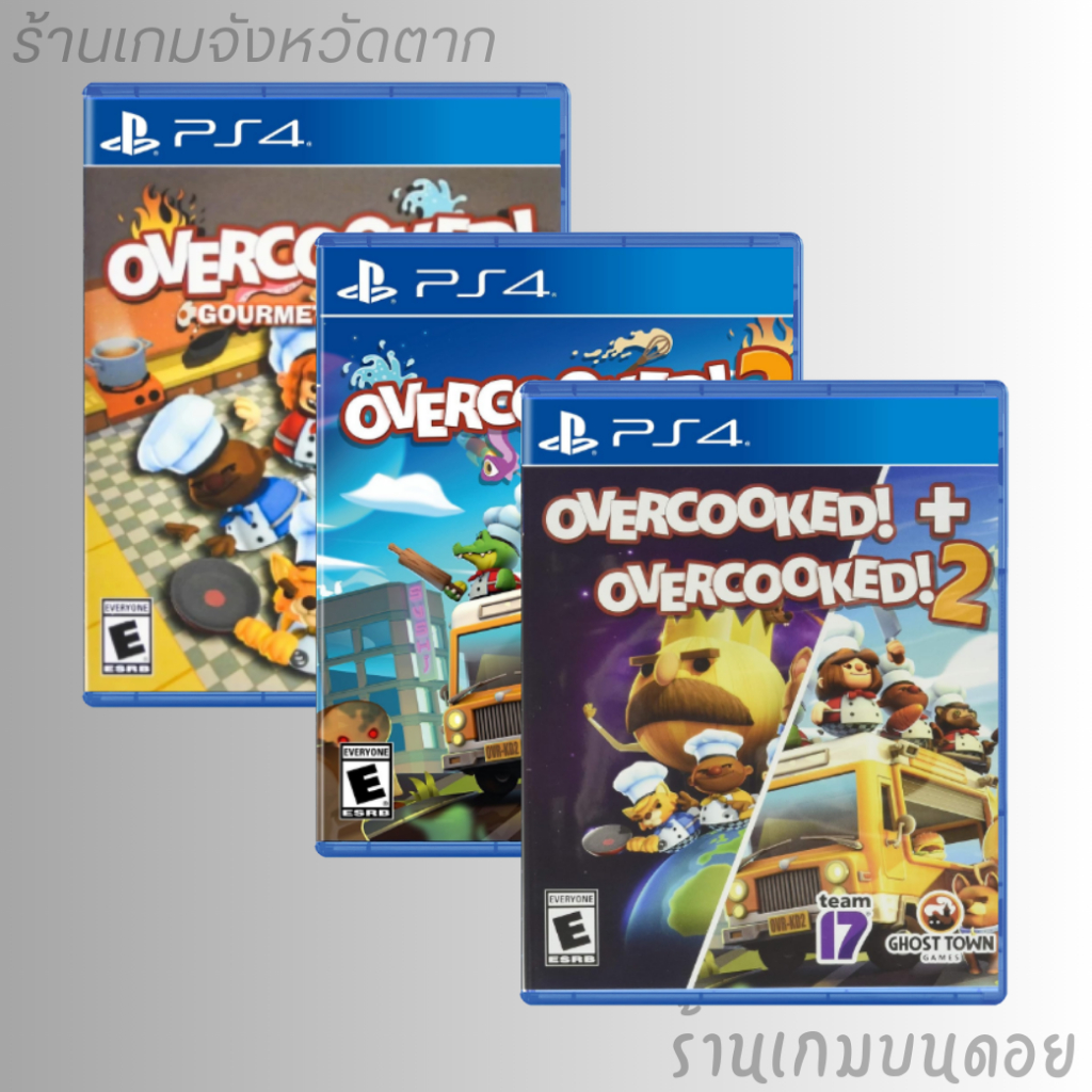 (มือ2) แผ่นเกม PS4 : Overcooked | Shopee Thailand