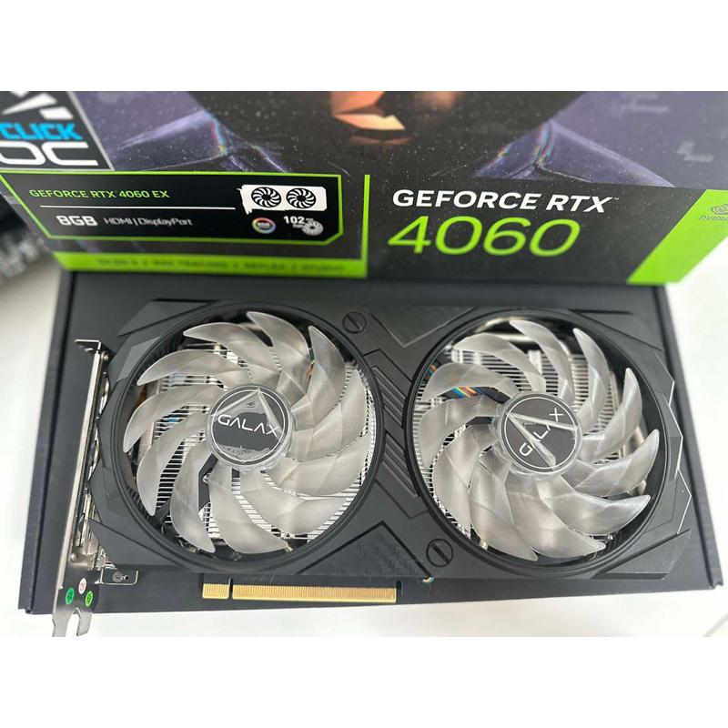 GALAX GeForce RTX 4060 EX 1-Click OC 8GB GDDR6 128-bit | Shopee Thailand