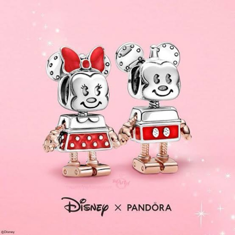 ⭐️(พร้อมส่ง)⭐️ Disney’s Minnie Mouse Robot Charm ชาร์มหุ่นยนต์มิกกี้ ...