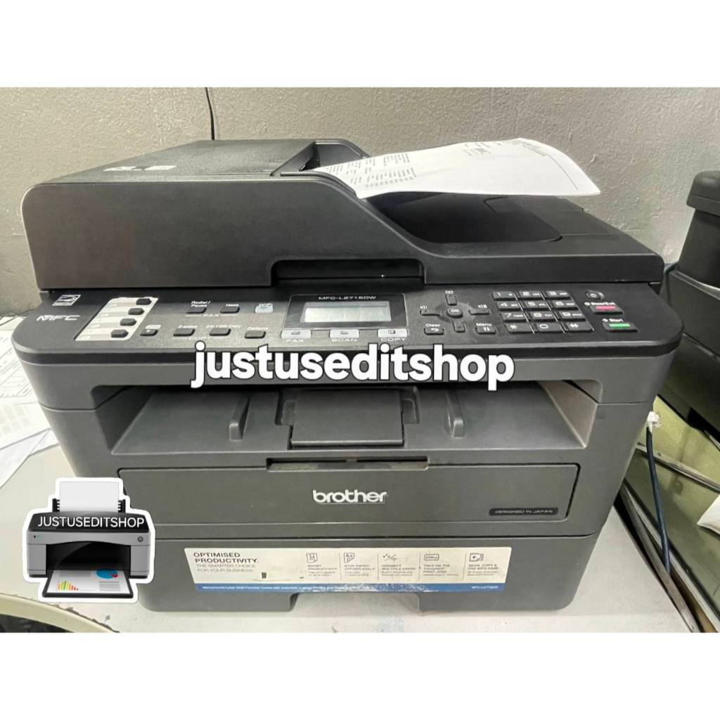 PRINTER BROTHER MFC-L2715DW เครื่องพิมพ์เลเซอร์ ขาว-ดำ มัลติฟังก์ชัน ...