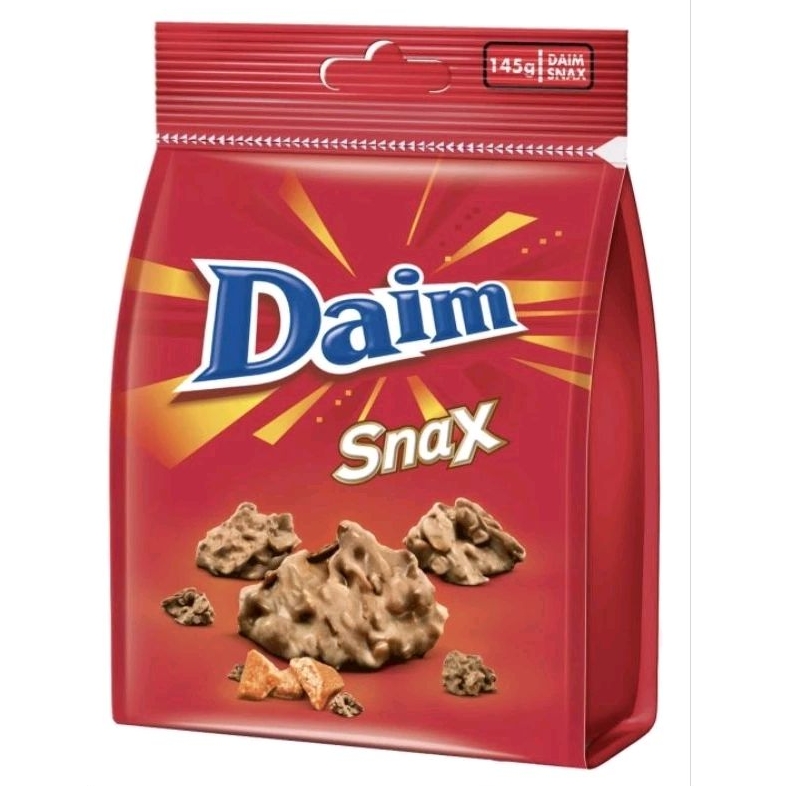 Daim Snax crunchy น้ำหนัก 145g Daim chocolate | Shopee Thailand