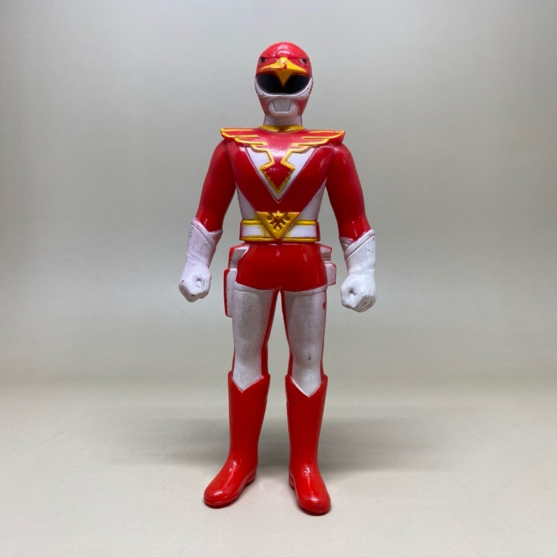 Sentai Jetman Red Soft Figure 11.5 Cm.(1991) | Original Bandai | หุ่นซอฟท์เจ็ทแมน เรด | สินค้า ...