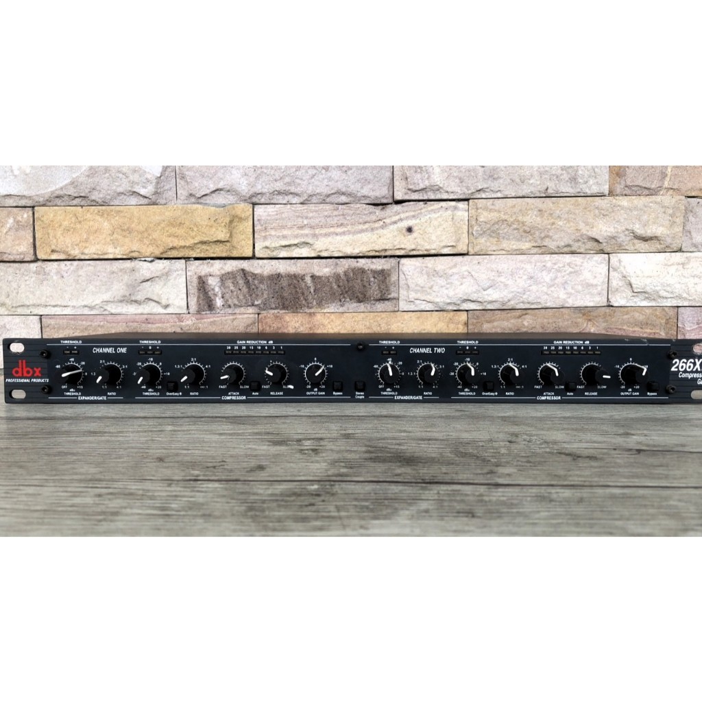 DBX 266 XL COMPRESSOR GATE คอมเพรสเซอร์บีบอัดสัญญาณเสียง งานเครื่อง ...