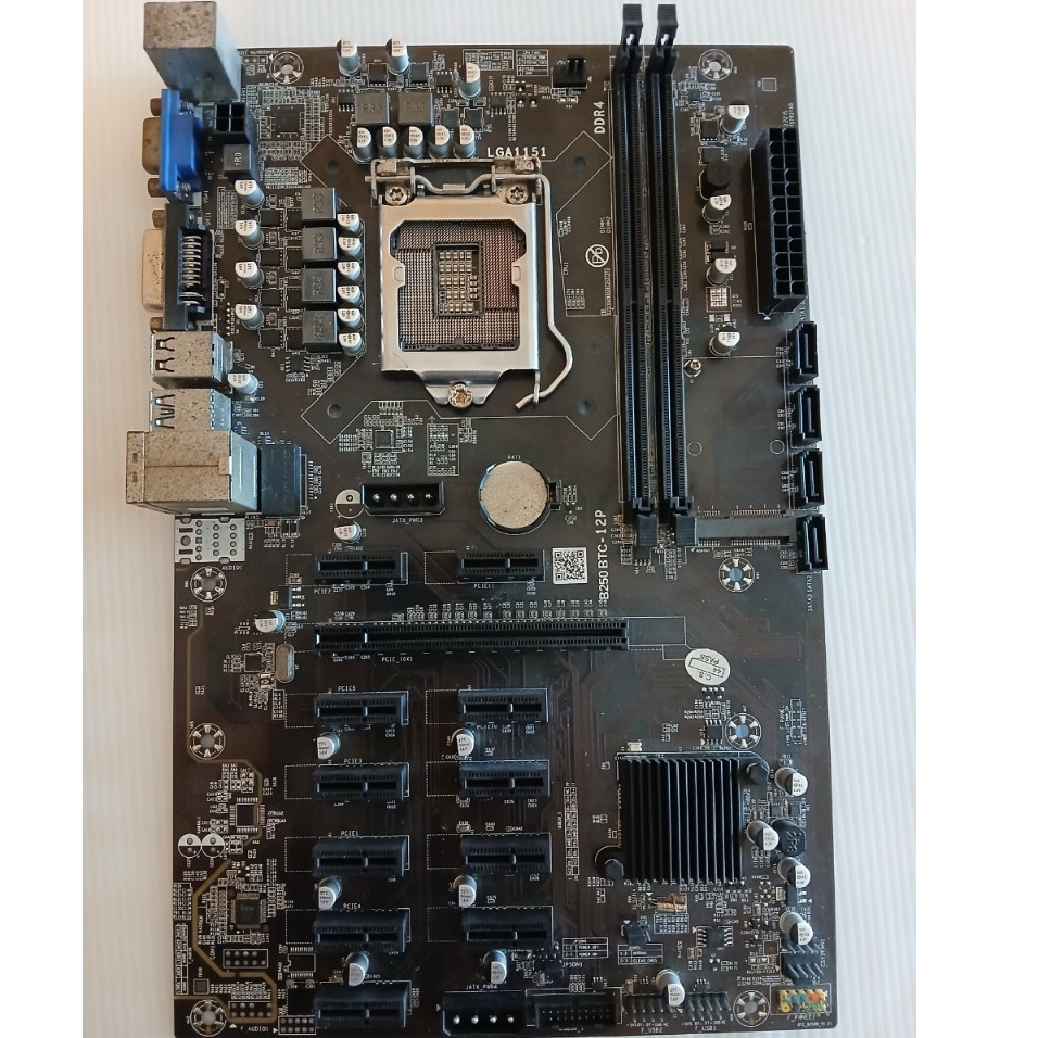 Mining Motherboard B250B BTC-12P Support 12GPU (เมนบอร์ดสำหรับ Mining 12) | Shopee Thailand