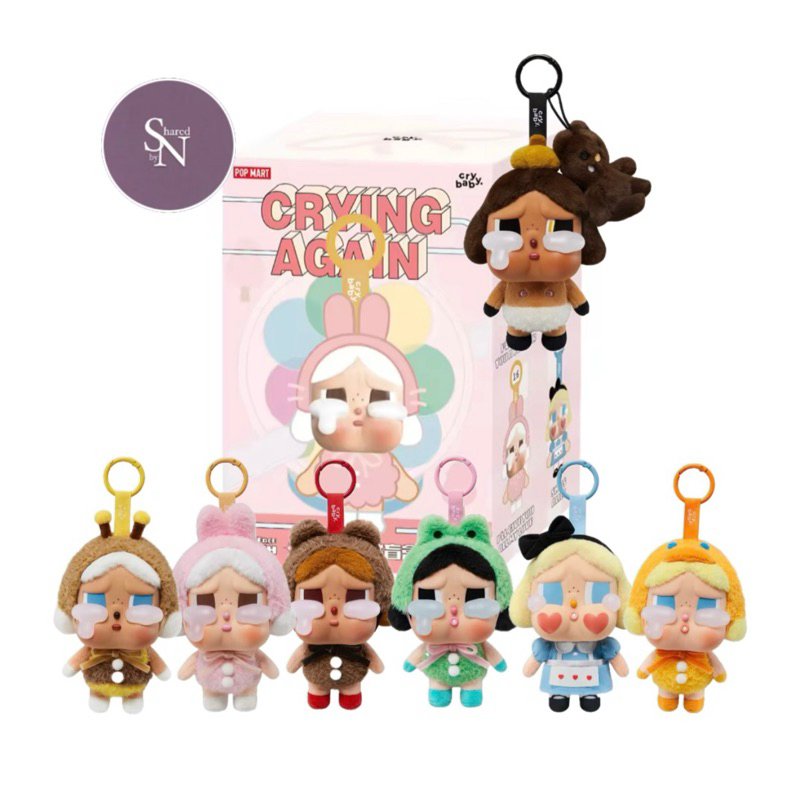 พร้อมส่ง ระบุตัว&จุ่ม [มีโค้ดลดวิดีโอ] : POP MART CRYBABY Crying Again ...