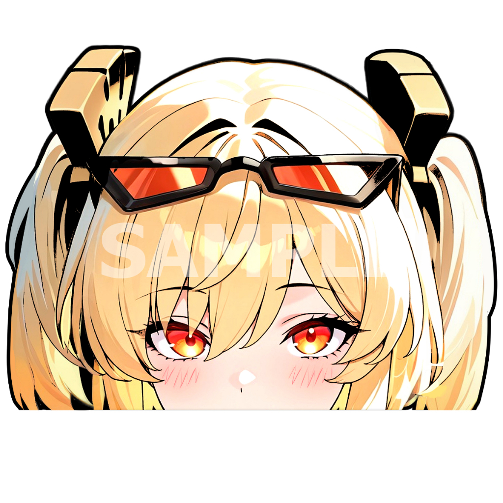 Burnice zzz สติ๊กเกอร์ 2 แผ่น Zenless Zone Zero Stickers Fan Burnice ...